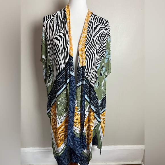 Coco + Carmen | Accessories | Coco Carmen Multi Color Pattern Kimomo ...